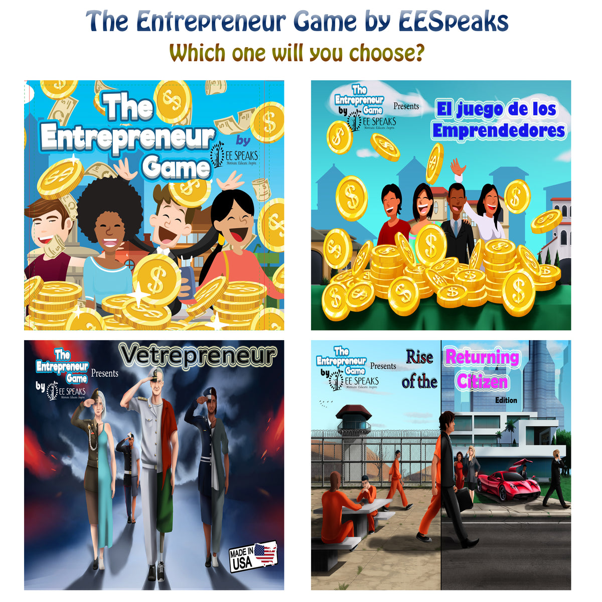 The Entrepreneur Board Game by EESpeaks — The Entrepreneur Game by EESpeaks